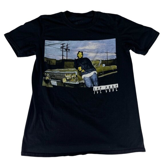 Ice Cube | Shirts | Ice Cube Graphic Tshirt Mens S Black 0 Cotton Short ...